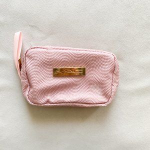 MAC Cosmetics | Bags | Mac Light Pink Embossed Zippered Pouch | Poshmark